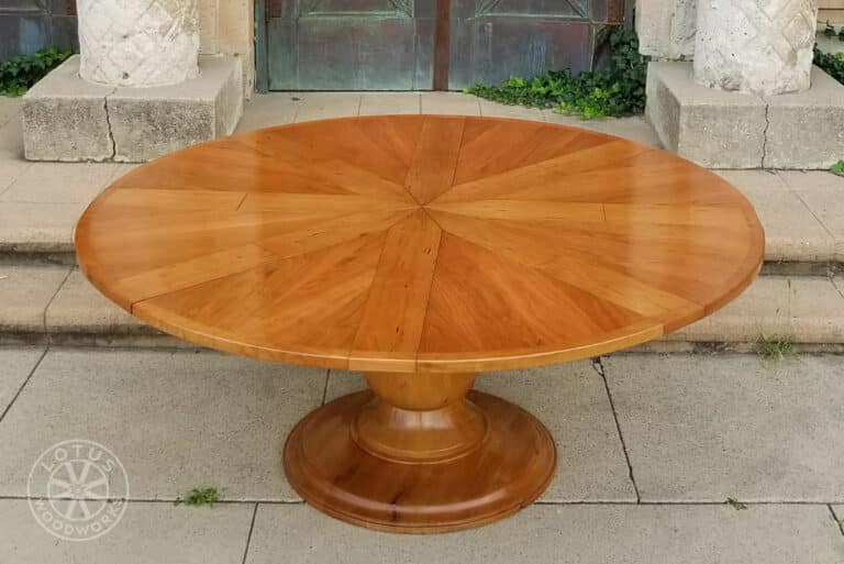 Lotus Woodworks | Expanding Round Table