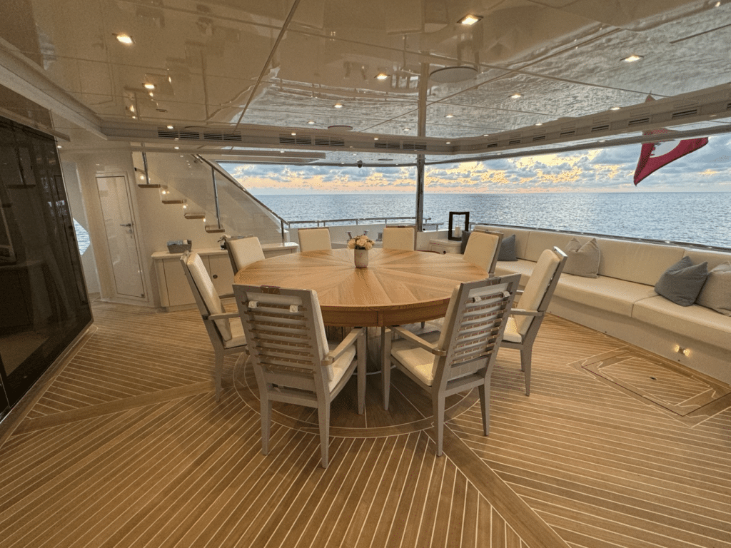 Elevating Yacht Interiors with Lotus Woodworks' Custom Tables - Lotus ...